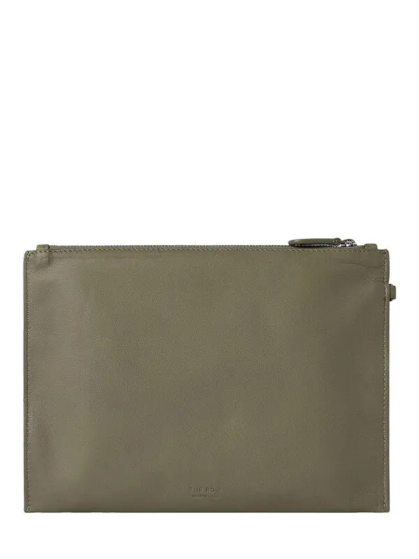 THE ROW Wristlet Pouch - Sage Ans