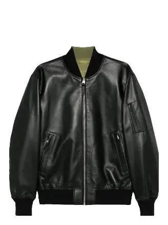 Mackage Easton-sa Reversible Bomber Jacket - Black