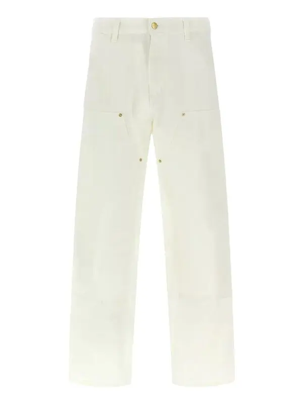 Carhartt Work In Progress Double-knee Pocket Jeans - White