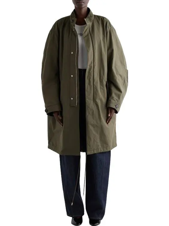 Givenchy Cocoon Cotton-blend Parka - Khaki