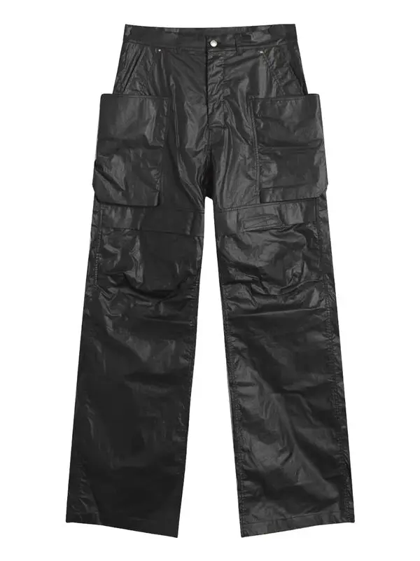 Rick Owens Coated Poplin Stefan Cargo - Black