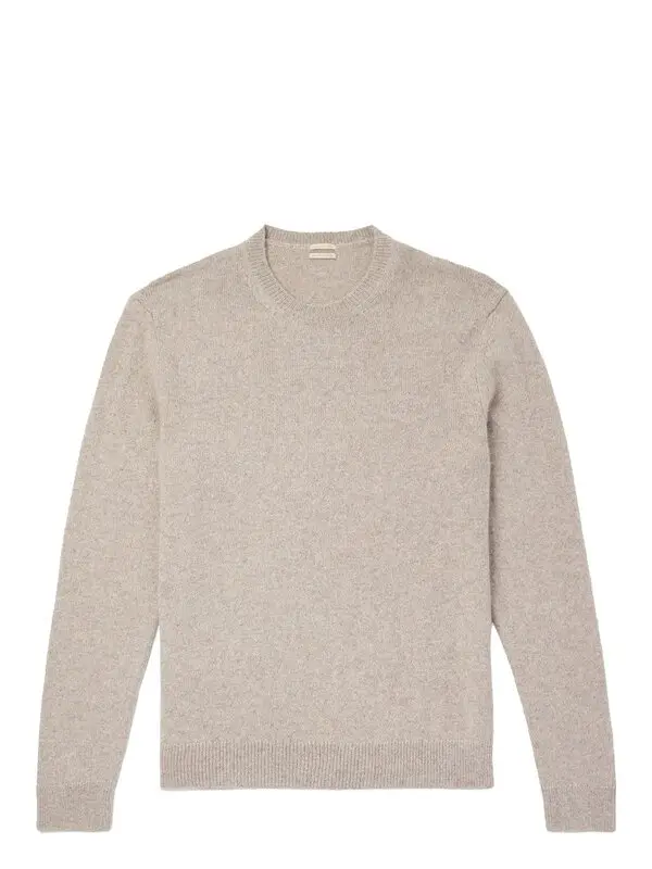 Massimo Alba Ares Cashmere And Alpaca-blend Sweater - Neutrals