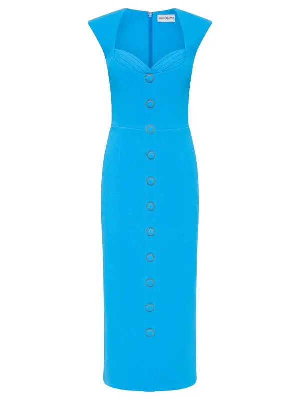 Rebecca Vallance Skyla Midi Dress - Blue