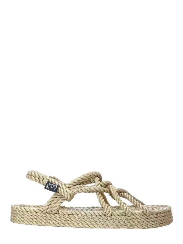 NOMADIC STATE OF MIND Rope Platform Sandals - Neutrals