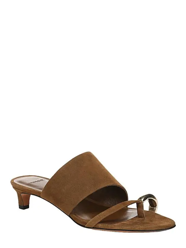 Vince Suzie Suede Sandals - Elmwood