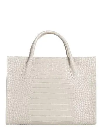 Blumarine Light Cow Leather Handbag - Grey