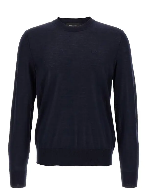 Dsquared2 Virgin Wool Sweater - Blue