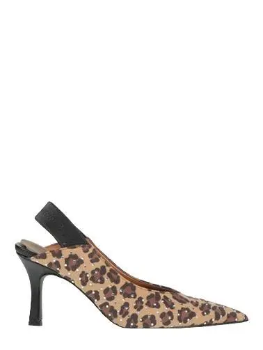 DIVINE FOLLIE Pumps Textile Fibers - Beige