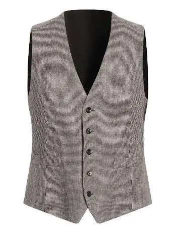 LARDINI Tailored Vest - Brown