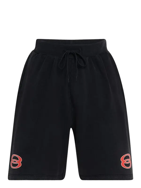 Balenciaga Unity Sports Icon Long Shorts - 1041 Faded Washed Black