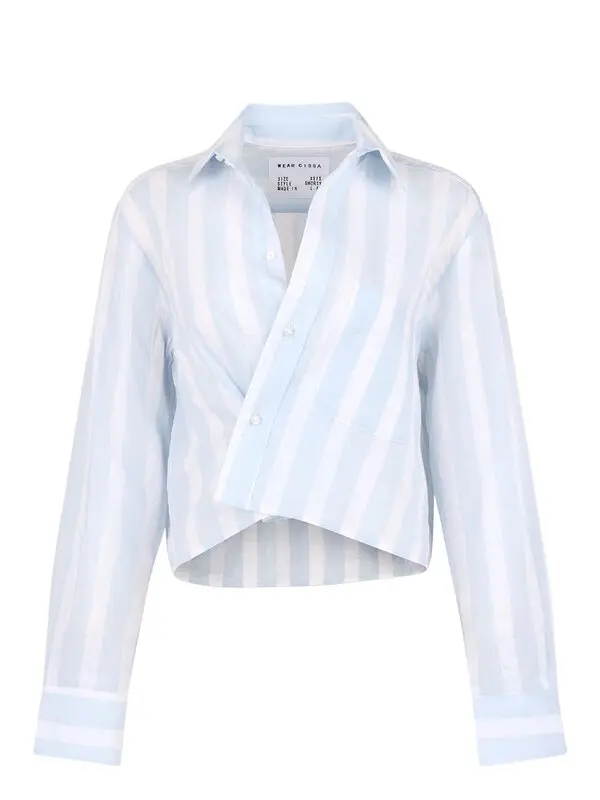 CISSA The Shorty Striped Shirt - Bedford Stripe