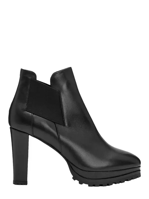 All Saints Sarris Patent Leather Boots - Black
