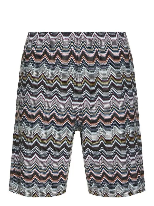 Missoni Striped Cotton Shorts - Multicolor