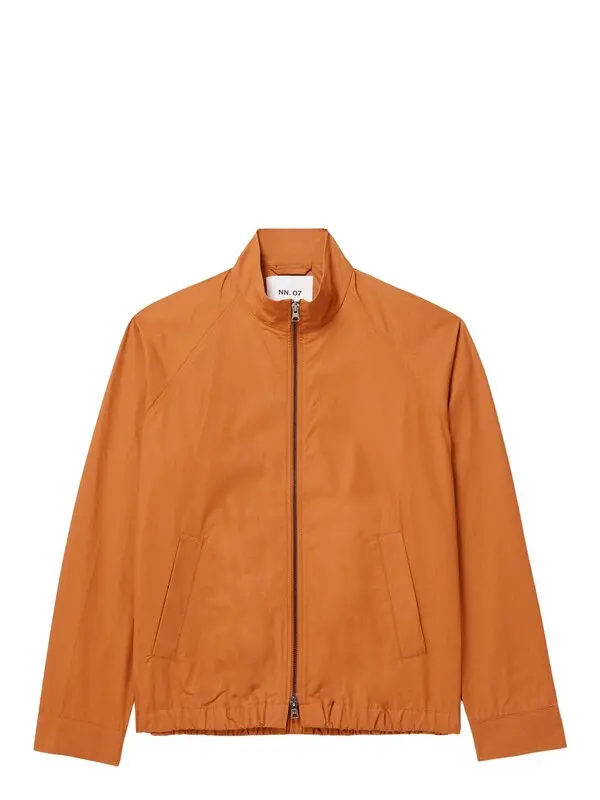 Nn07 Dave 1080 Organic Cotton-shell Bomber Jacket - Orange