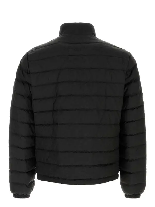Versace Quilted Nylon Down Jacket - Black