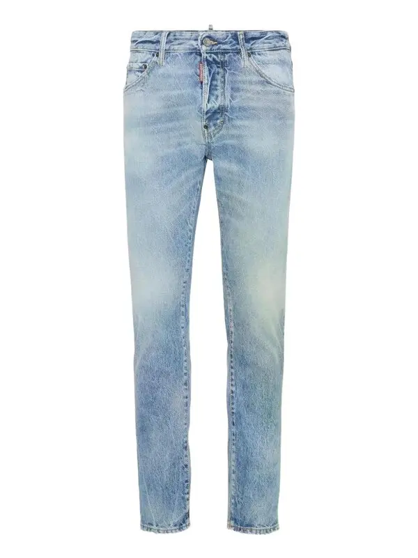 Dsquared2 Logo-patch Jeans - Blue