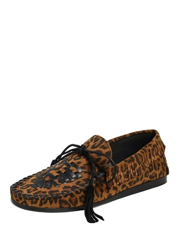 Isabel Marant Fitza Moccasins - Leopard