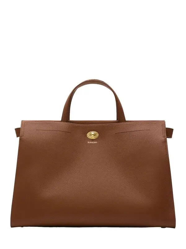 Burberry Medium Cotswolds Leather Tote - Hazel