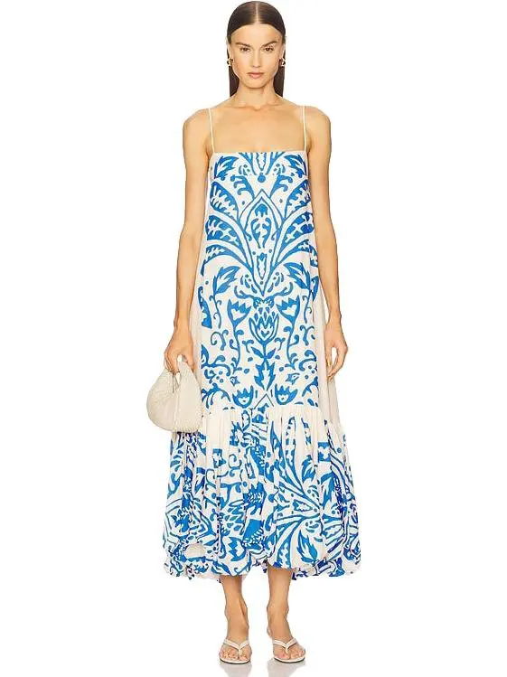 Alexis Ellisa Dress - Sapphire Palm