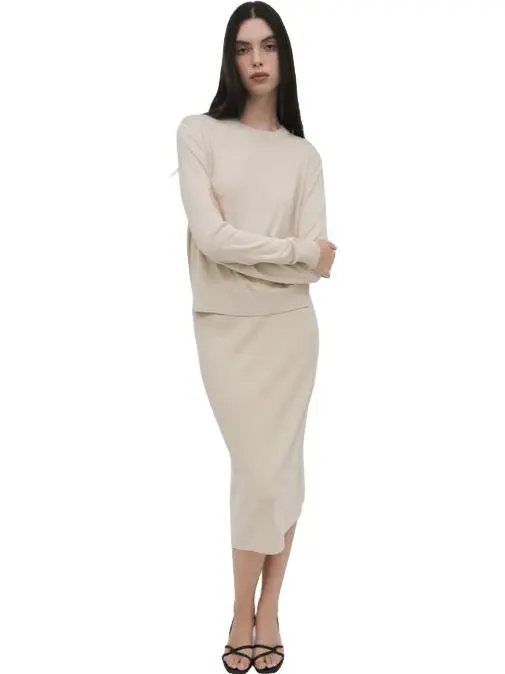 Rosetta Getty Midi Skirt - Brown
