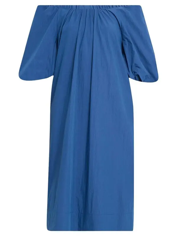 Lafayette 148 New York Ruched Off-shoulder Dress - Royale
