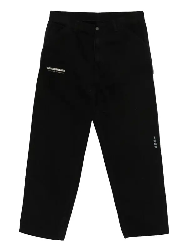 Carhartt Work In Progress Organic Cotton Straight Leg Jeans - Black