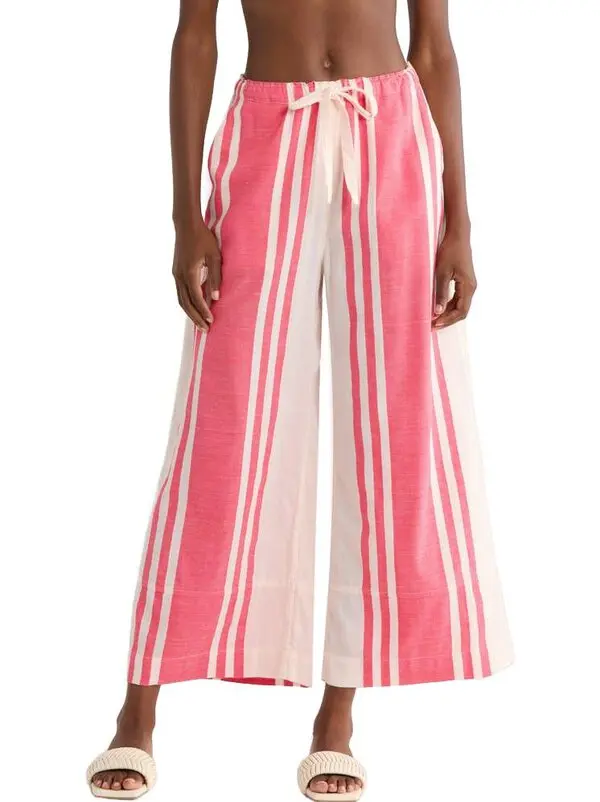 LEMLEM Desta Cotton Wide-leg Cover-up Pants - Ayelu Fragaria