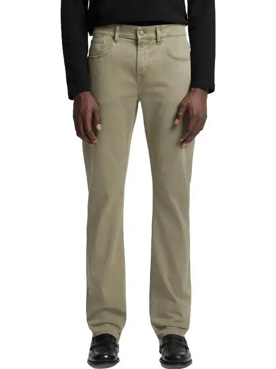 7 For All Mankind The Straight Leg Jeans - Sateen Olive