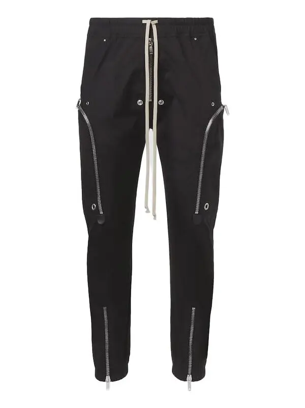 Rick Owens Bauhaus Cotton-blend Cargo Pants - Black