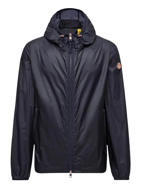 MONCLER X GILGA FARM DESIGNED BY DONALD GLOVER X Gilga Farm Hamlin Hooded Windbreaker - Blue