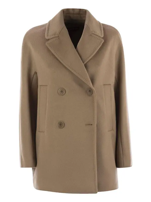 MAX MARA STUDIO Sheree Virgin Wool Caban - Brown