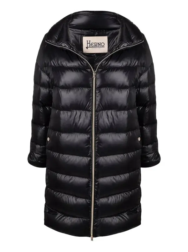 Herno Matilde Midi Down Jacket - Black