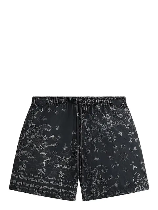 Kith Panelled Bandana Ashton Swim Short - Black