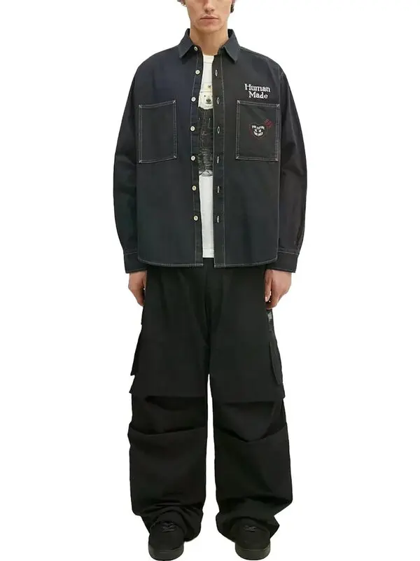 HUMAN MADE Cotton Shirt - Black