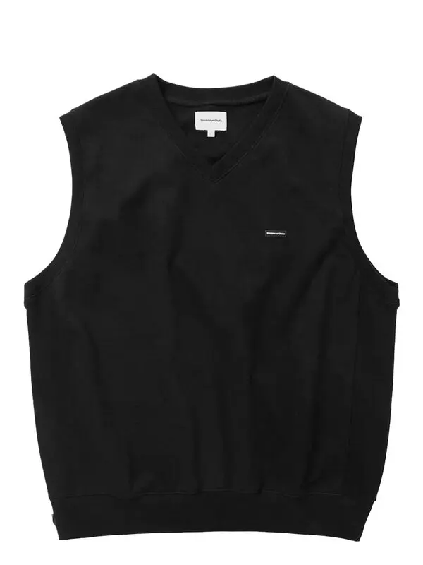 THISISNEVERTHAT V-neck Ribbed Vest - Black