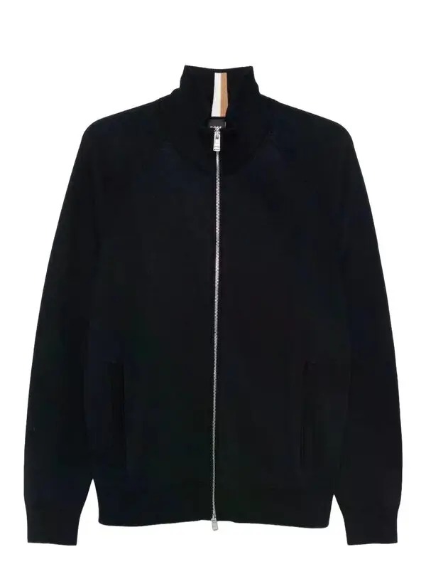 Hugo Boss Zip-up Cardigan - Blue