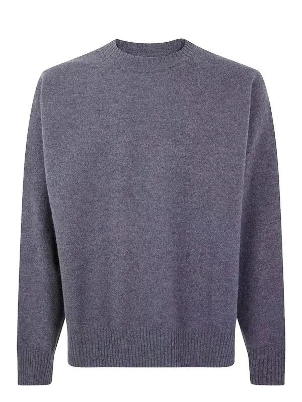 JIL SANDER Wool Crewneck Jumper - Grey
