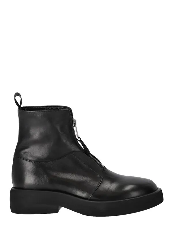 Elena Iachi Zipped Ankle Boot - Black