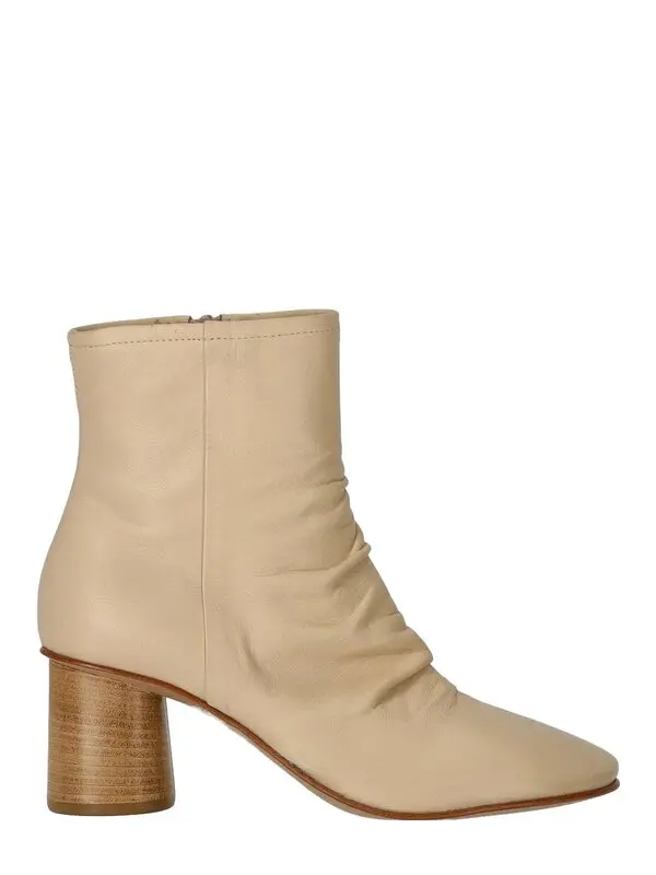 Elena Iachi Charme Ankle Boots - Beige