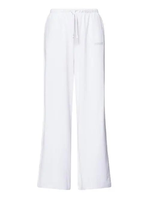GYMSHARK Waffle Wide-leg Stretch-woven Trousers - White