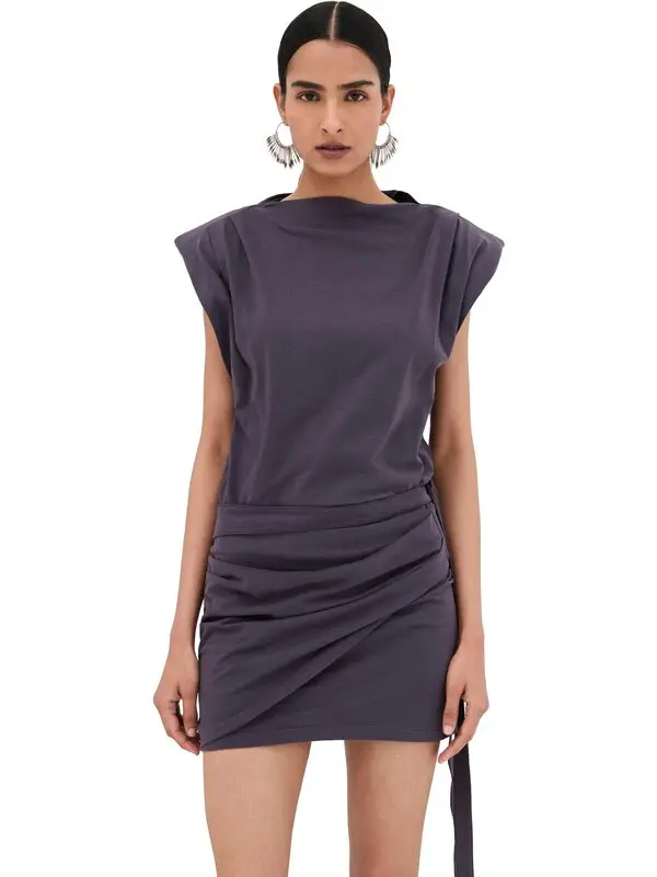 Isabel Marant Marielle Mini Dress - Darkplum