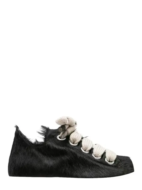 Rick Owens Jumbolaced Low Sneakers - Black