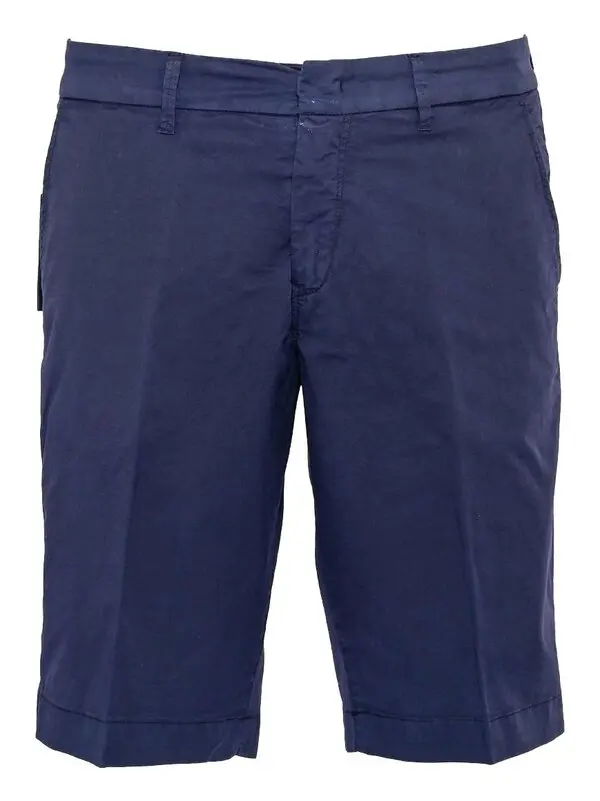 FAY Slim Fit Chino Shorts - Blue