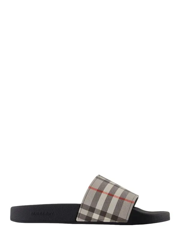 Burberry Furley Slides - Grey