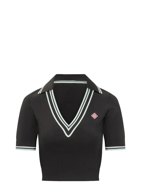 Casablanca Viscose Top - Black