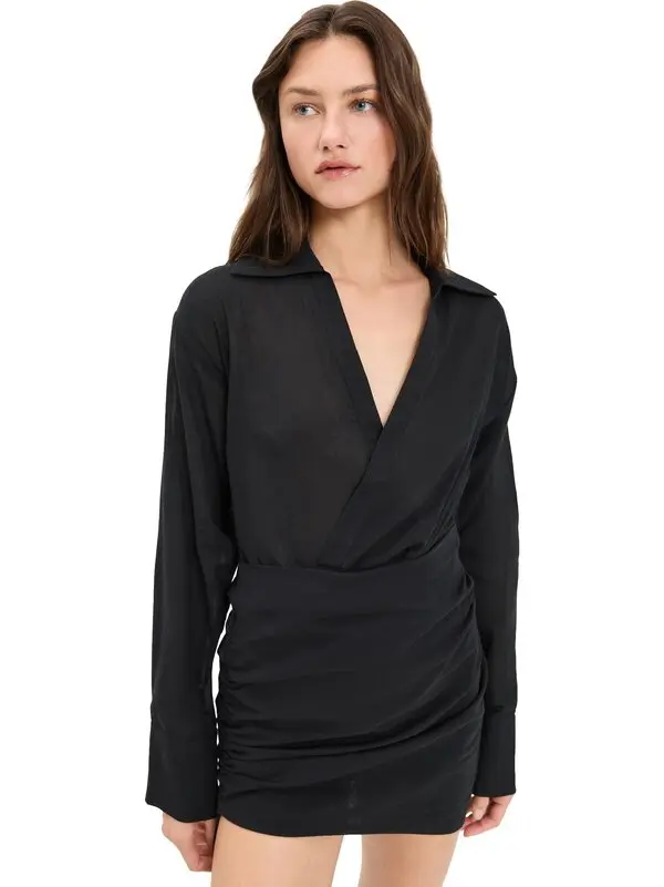 Sir The Label Azura Mini Dress - Black