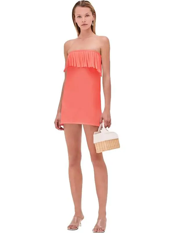 Alexis Rey Mini Dress - Orange / Red