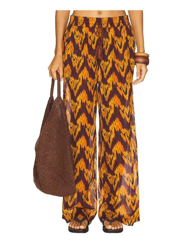 Ulla Johnson Azra Wide Leg Pant Coverup - Terra