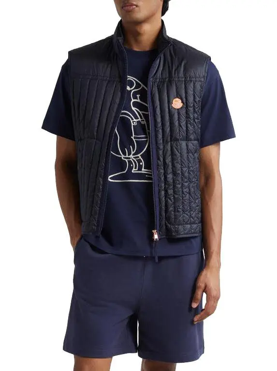 Moncler X Gilga Farm Donald Glover Down Vest - Navy