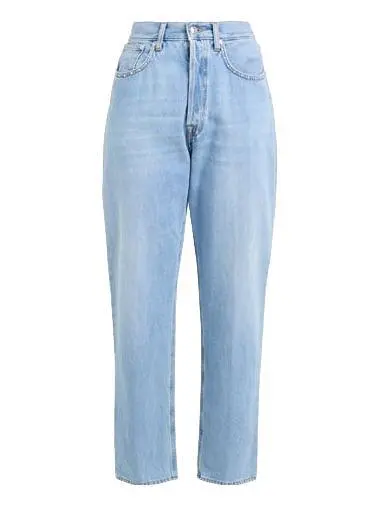 + PEOPLE Cotton Tapered Jeans - Blue